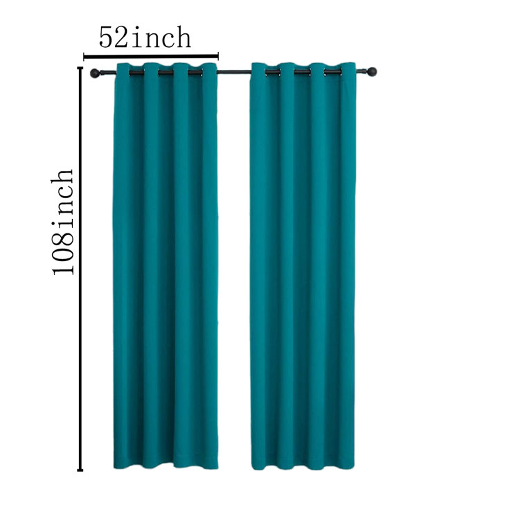 Eider And Ivory™ Stoystown Polyester Blackout Curtain Pair Wayfair